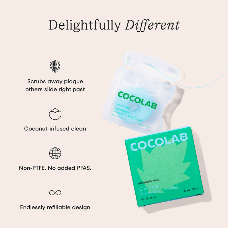 Cocofloss 4-Spool Dental Floss Set – COCOLAB