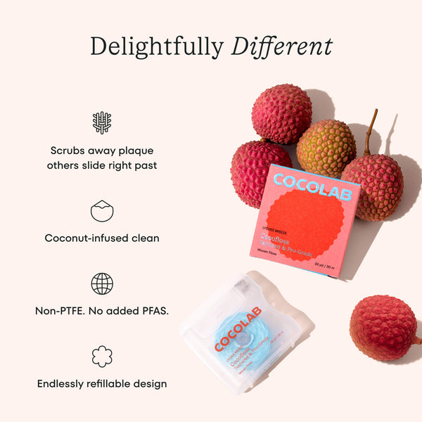 Lychee Breeze Dental Floss – COCOLAB