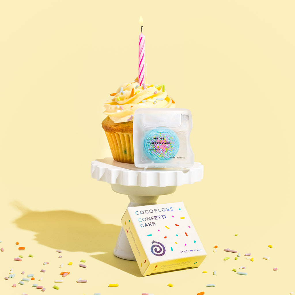 Confetti Cake Dental Floss – COCOLAB